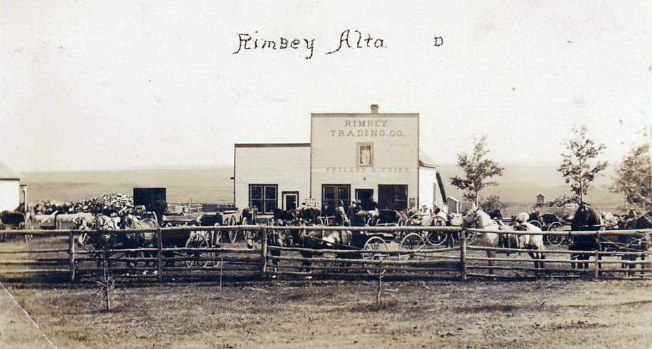 Historical photos photographs of Rimbey Alberta