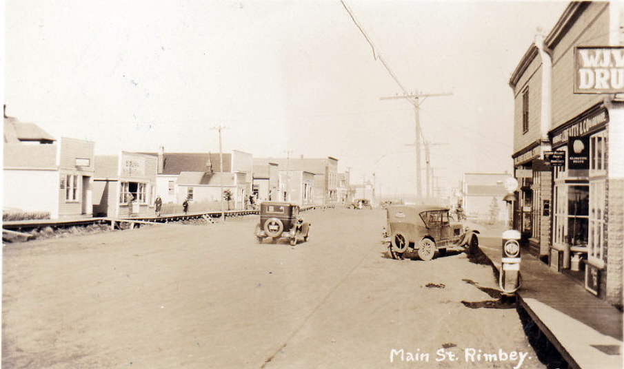 Historical photos photographs of Rimbey Alberta