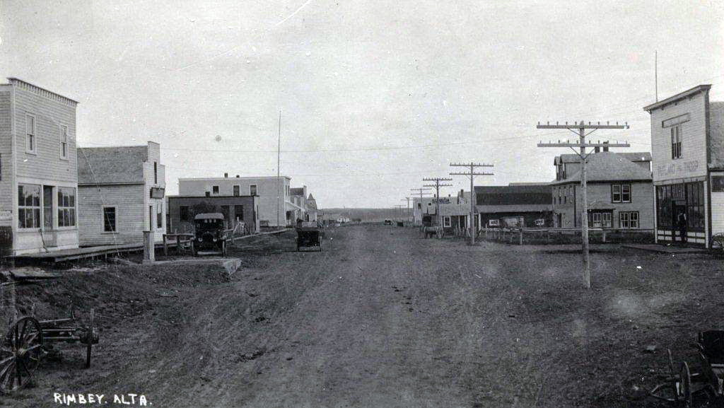 Historical photos photographs of Rimbey Alberta