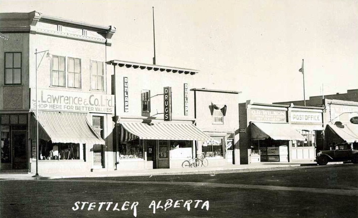 Historical photos photographs of Stettler Alberta
