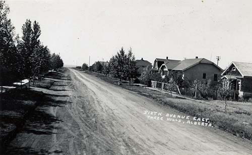 Historical photos photographs of Three Hills Alberta