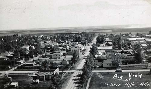 Historical photos photographs of Three Hills Alberta
