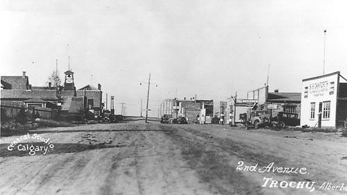 Historical photos photographs of Trochu Alberta