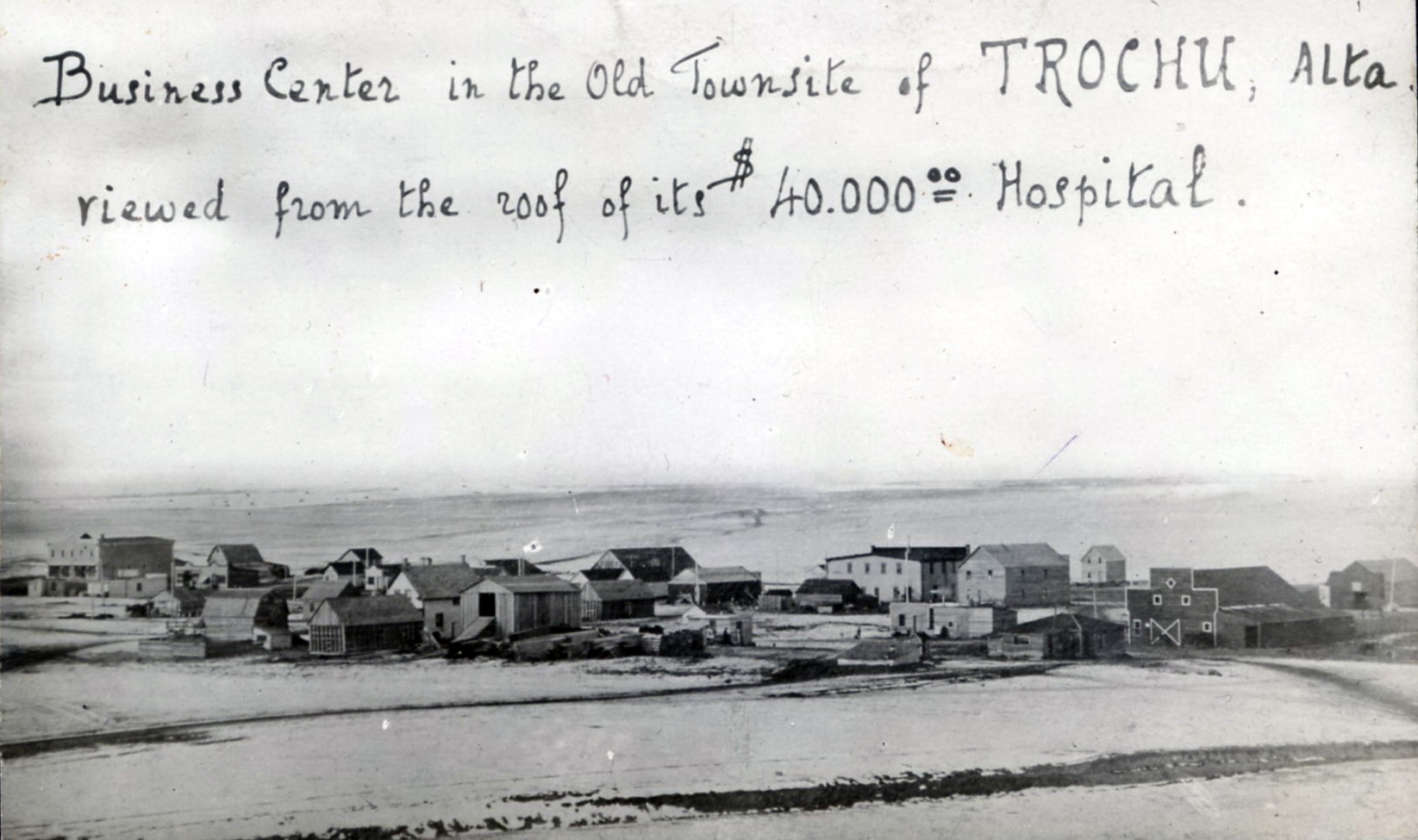 Historical photos photographs of Trochu Alberta