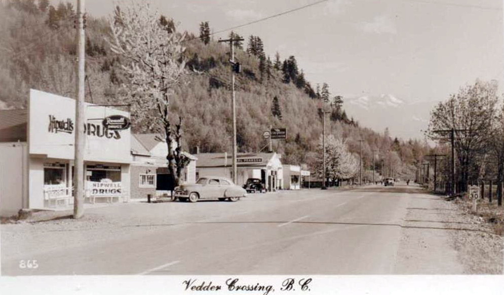 Historical photos photographs of Vedder Crossing British Columbia