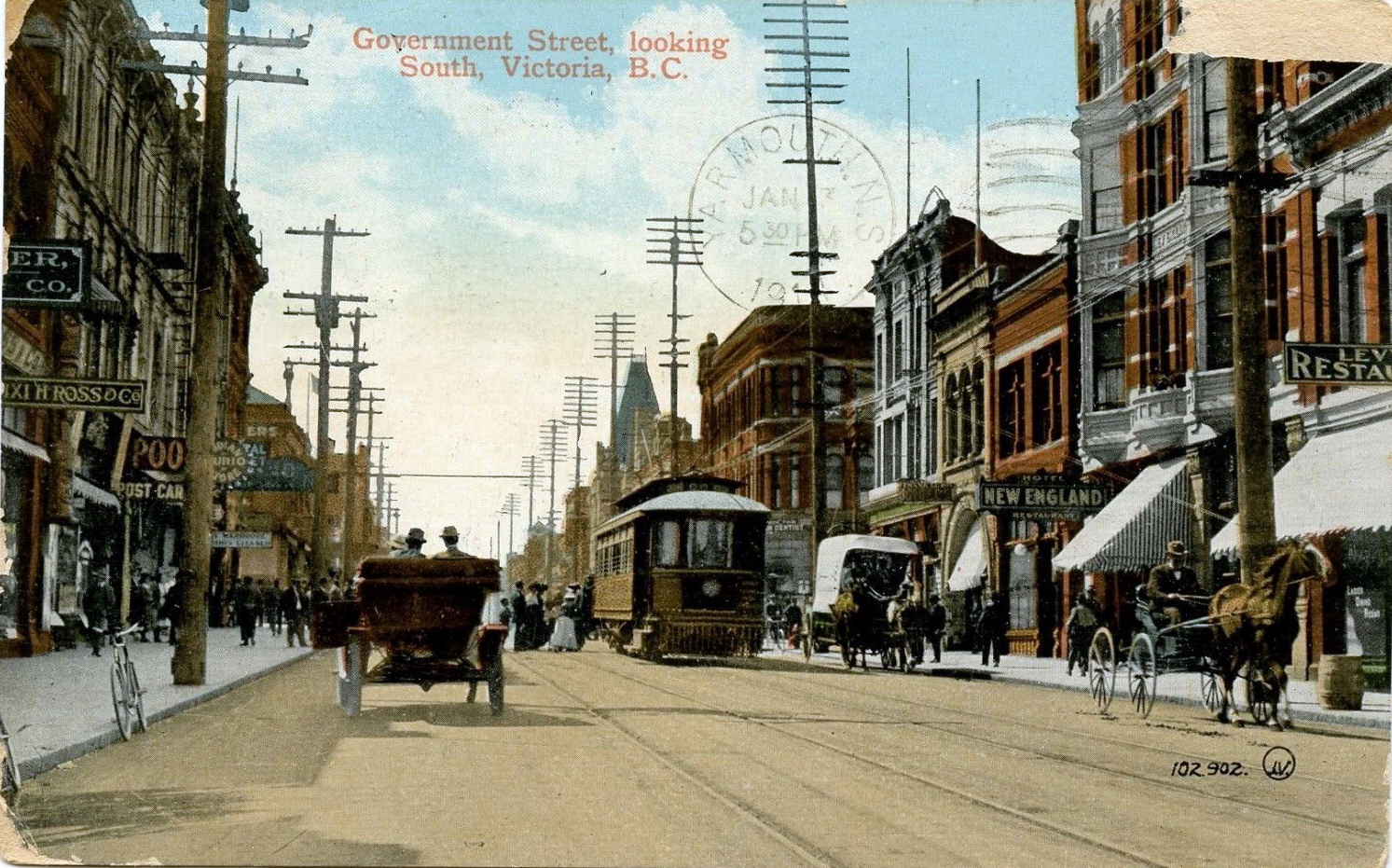 Historical photos photographs of Victoria British Columbia