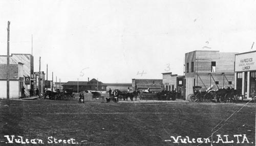 Historical photos photographs of Vulvan Alberta