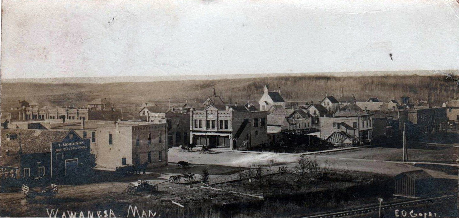 Historical photos photographs of Wawanesa Manitoba