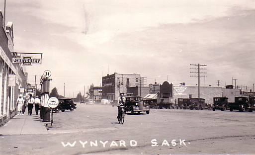 Historical photos photographs of Wynyard Saskatchewan